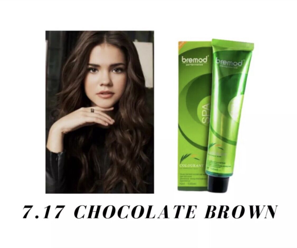 BREMOD 7.17 CHOCOLATE BROWN Hair Color with Oxidiser Set | Lazada PH