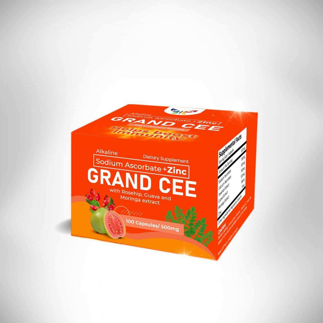 Grand Cee Plus Zinc-Alkaline 100 caps | Lazada PH