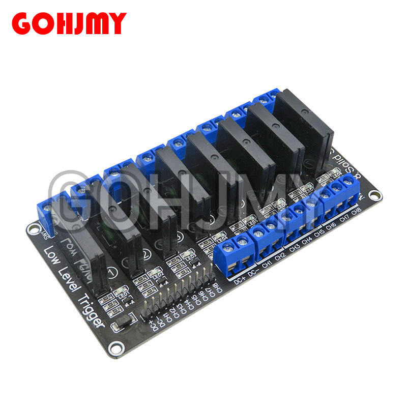 1pcs/lot 1/2/4/8 Channel 5V DC Relay Module Solid State Low Level G3MB ...