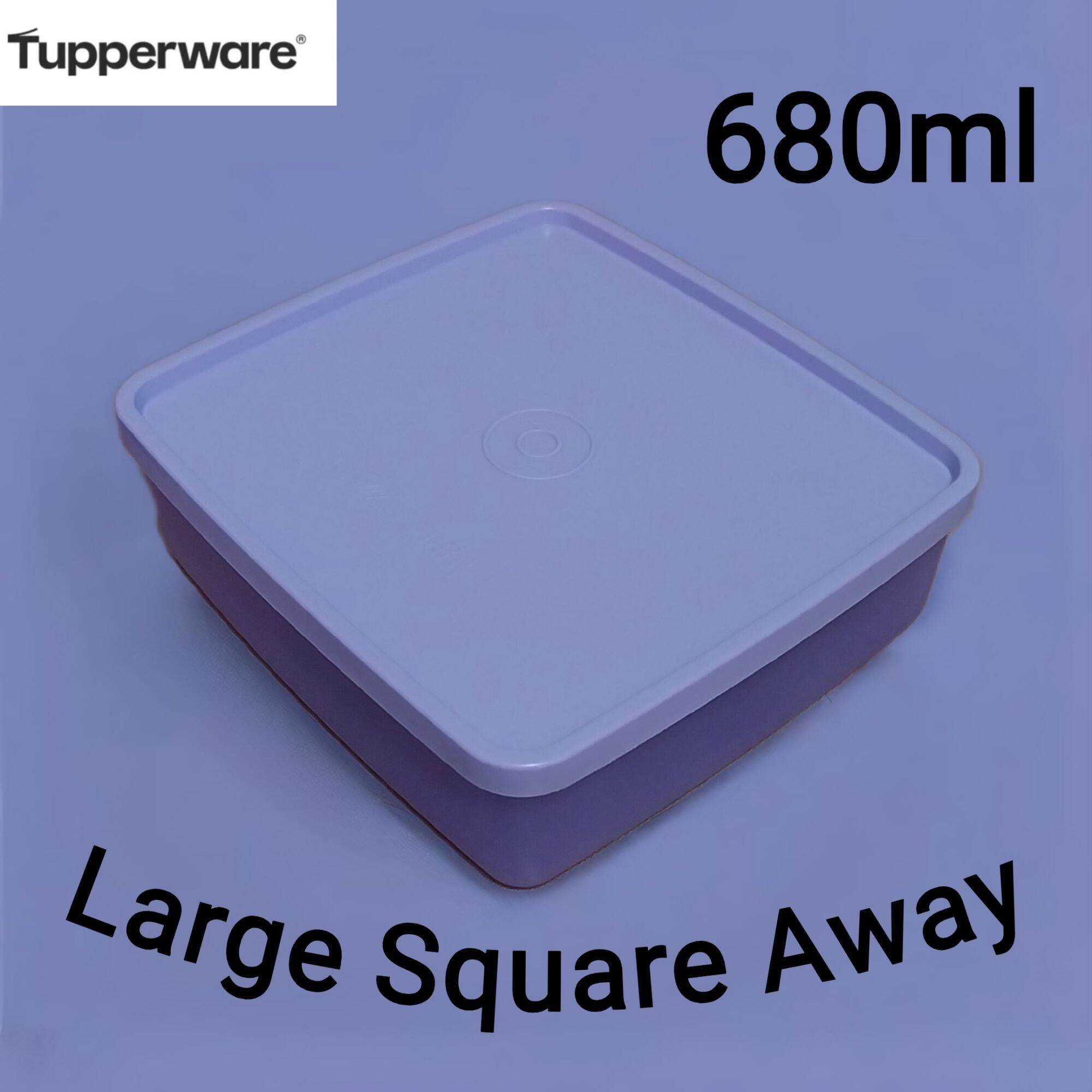 Tupperware Large Square Away 680 ml each | Lazada PH