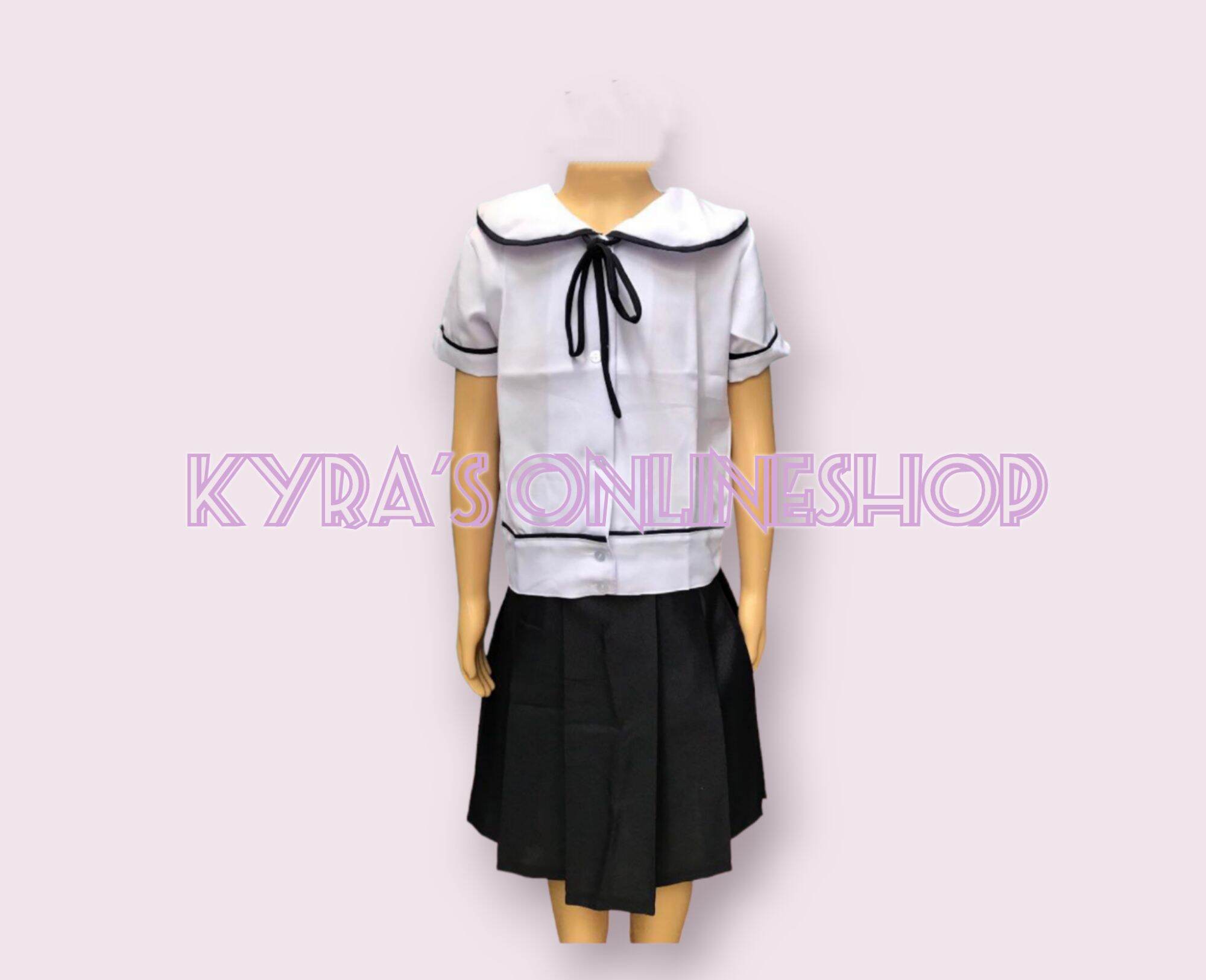 Navy Blue Terno Pipping School Uniform | Lazada PH