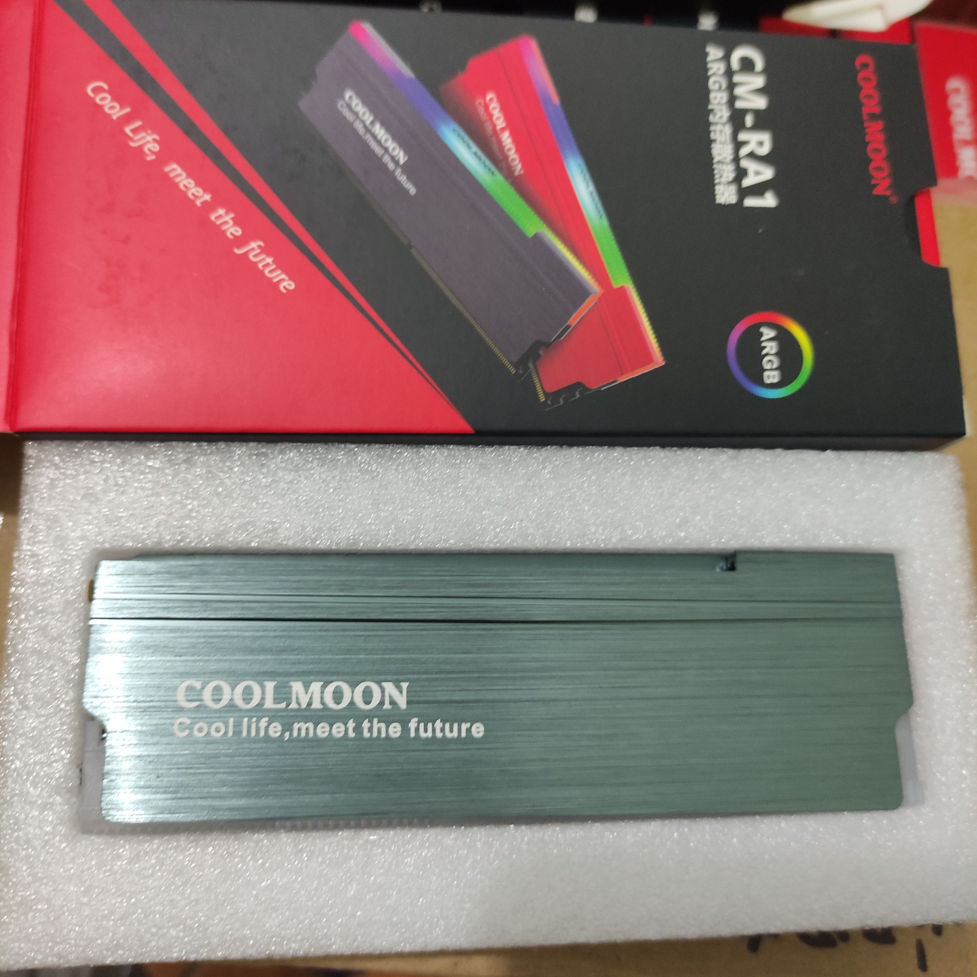 COOLMOON RAM Cooler 5Volts ARGB Glowing Memory Shell COOLING VEST ...