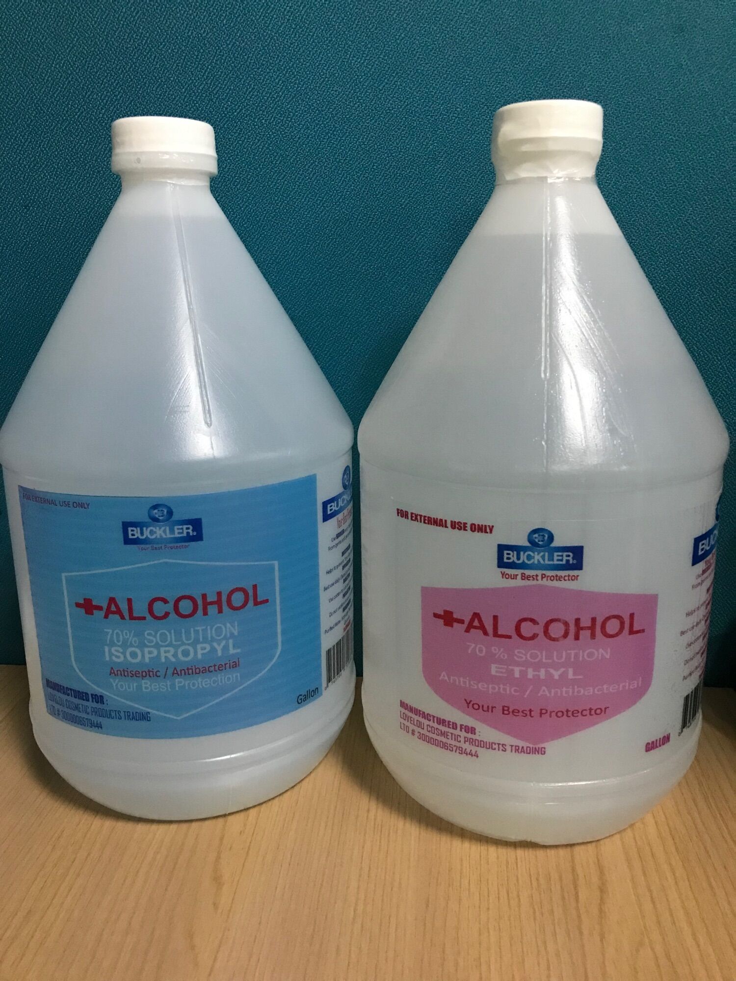 Buckler 1 Gallon Alcohol