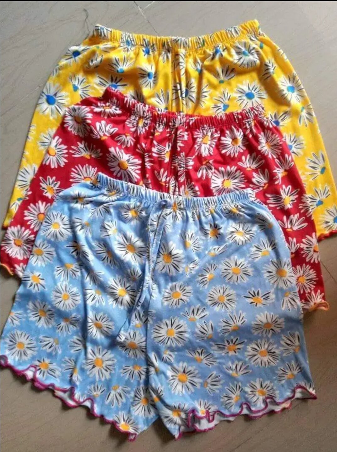 Pambahay short pambabae Cotton/random design/per piece | Lazada PH