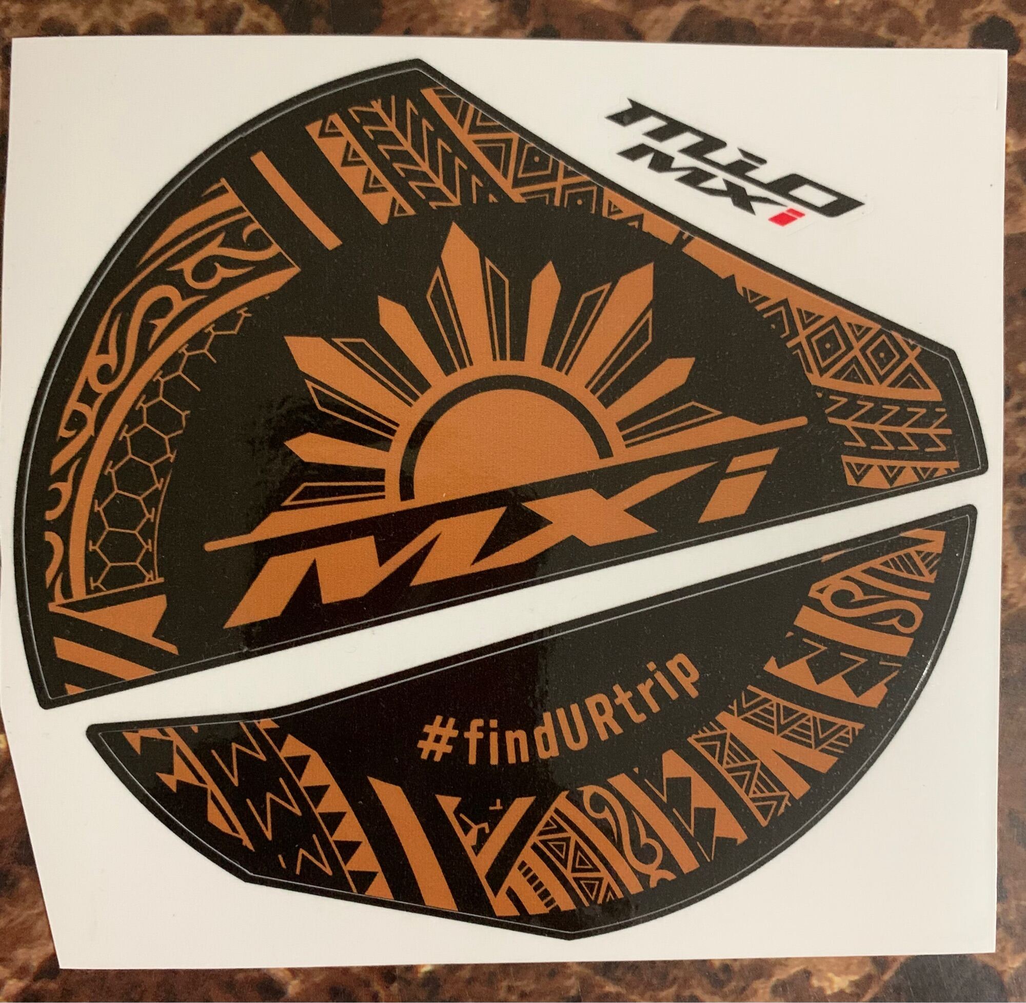 MXI FRONT STICKERS LAMINATED #findurtrip decals | Lazada PH