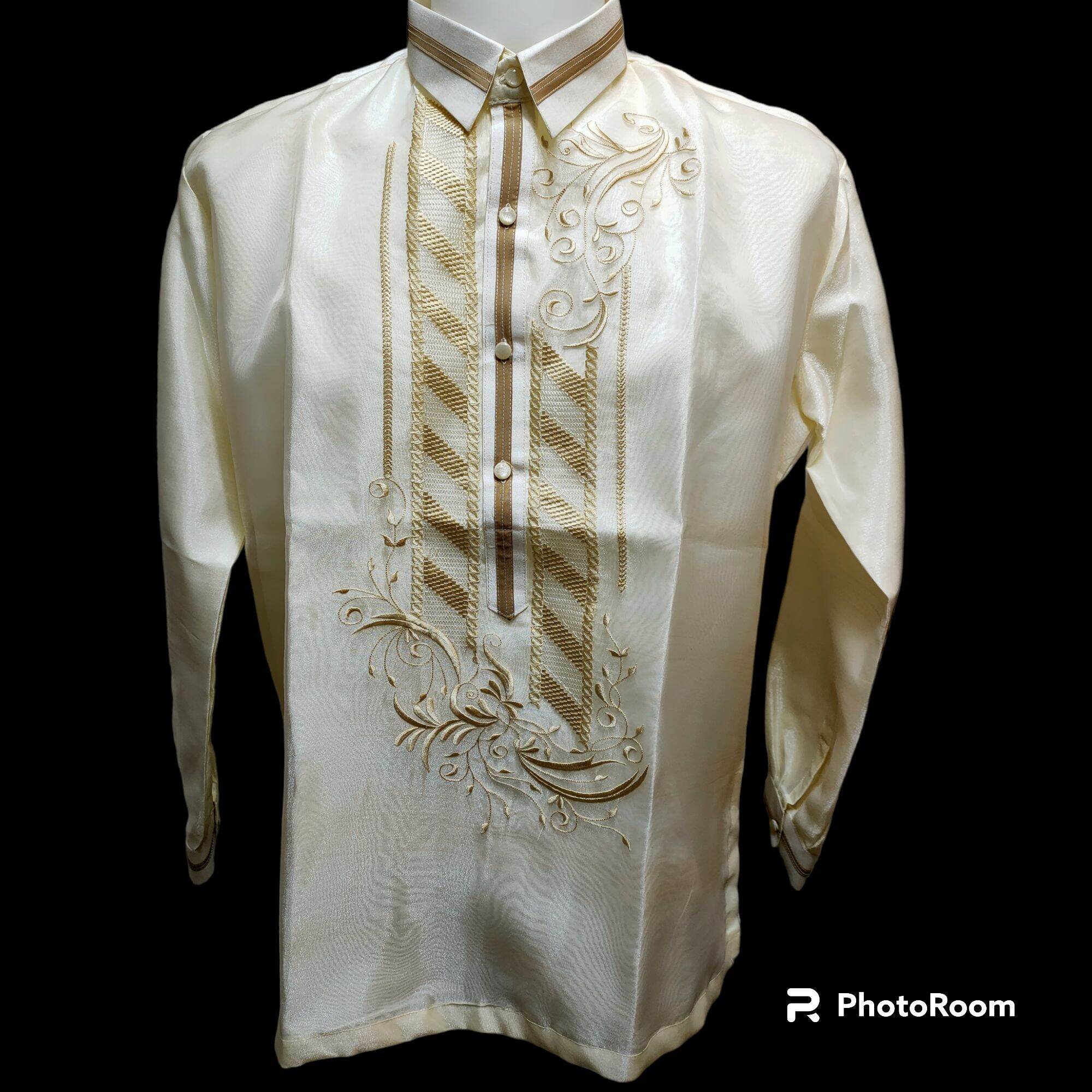 Barong tagalog barong piña organza barong mens traditional attire ...