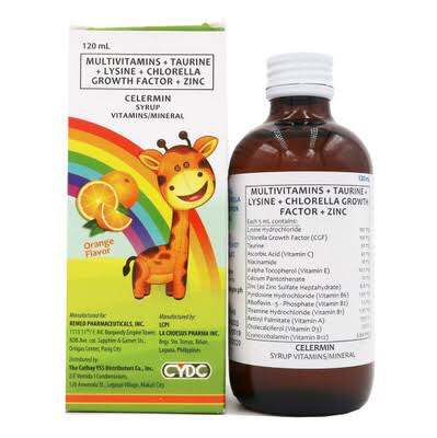 CELERMIN SYRUP MULTIVITAMINS 120ml | Lazada PH