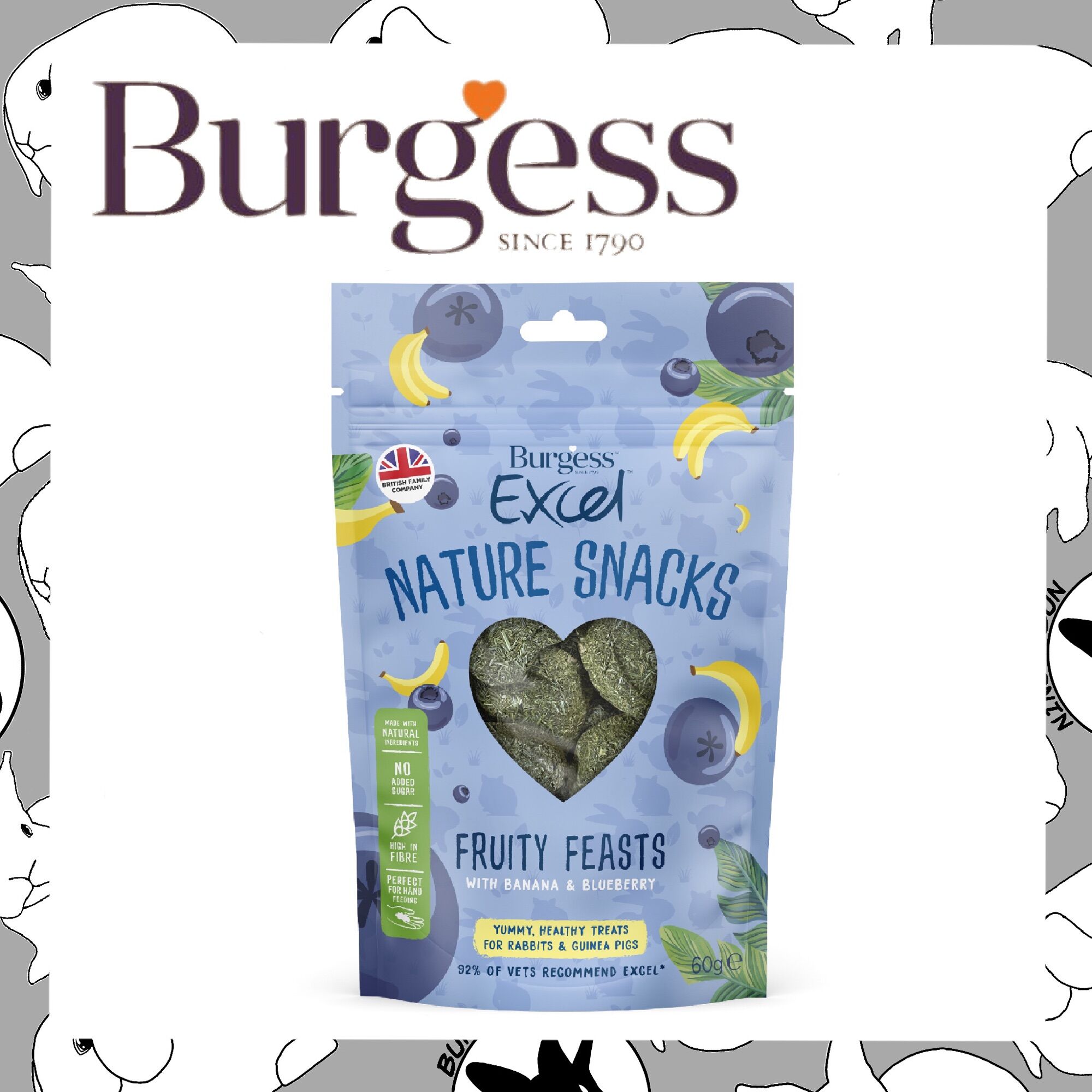 Burgess Excel Nature Snacks Fruity Feast 60grams | Lazada PH