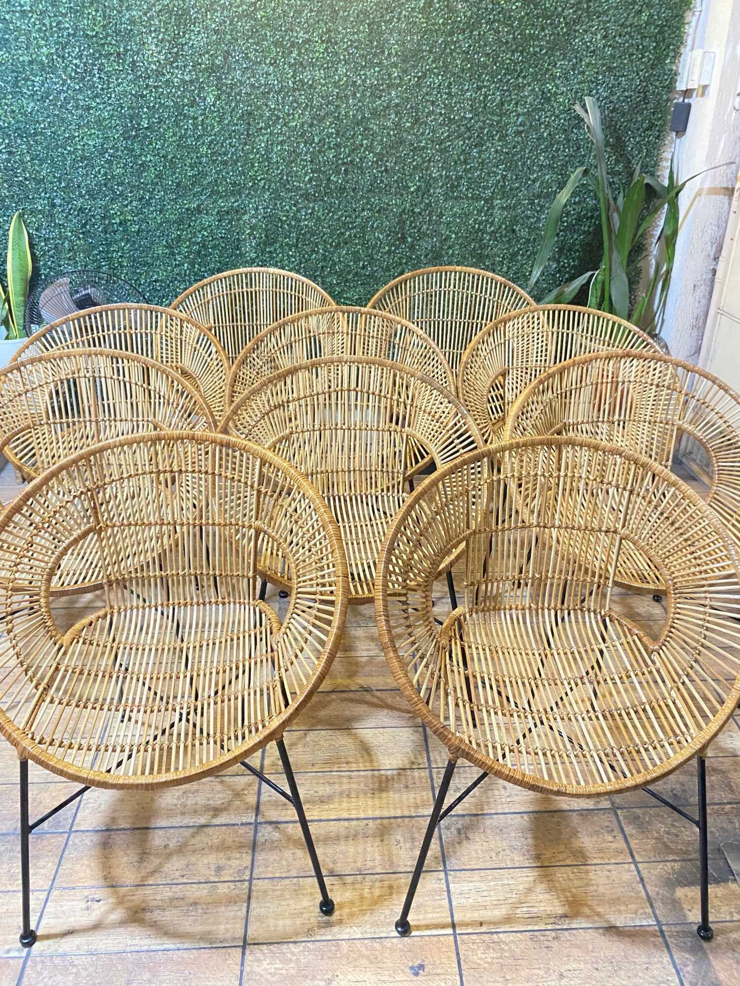Rattan chairs with armrest | Lazada PH