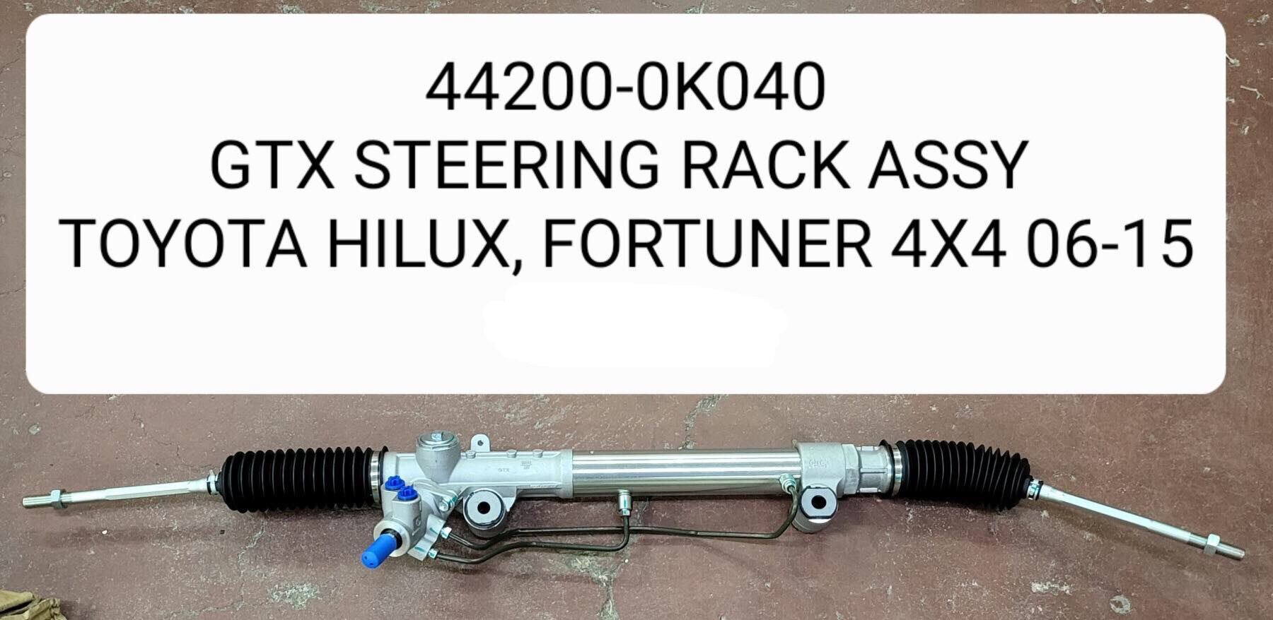 Steering rack assembly for TOYOTA HILUX, FORTUNER 4x4 (2006-2015 ...