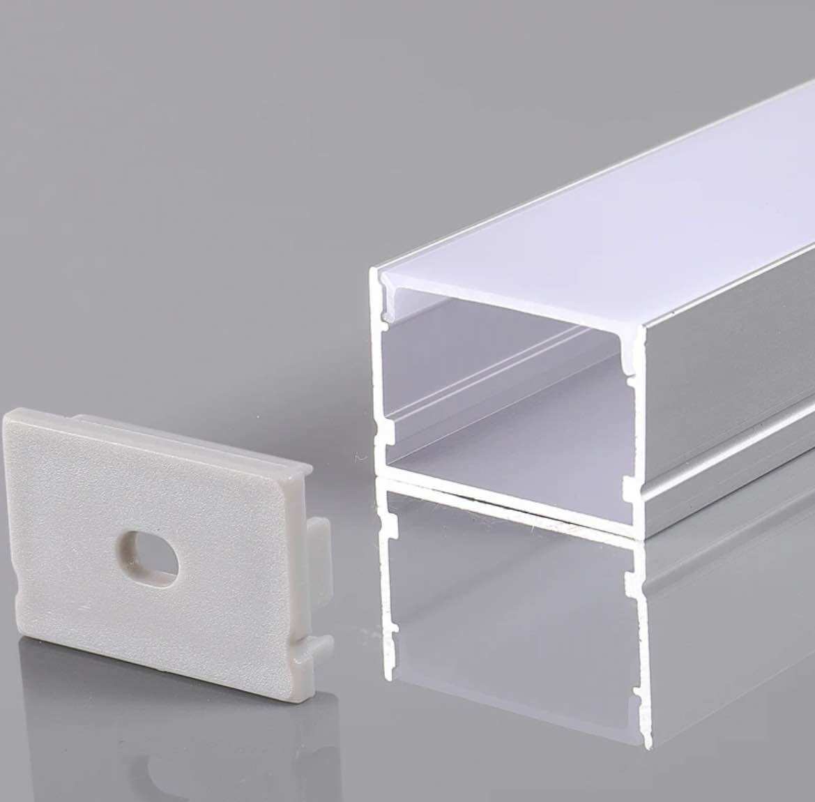 aluminum led channel 20mm x 20mm | Lazada PH