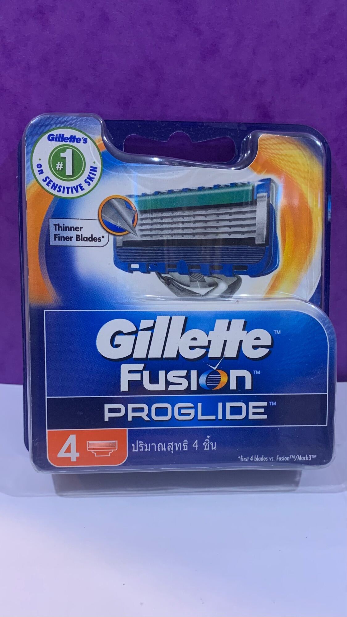 Gillette Fusion Proglide Flex Ball Manual Shaving Razor Blades - 4 ...