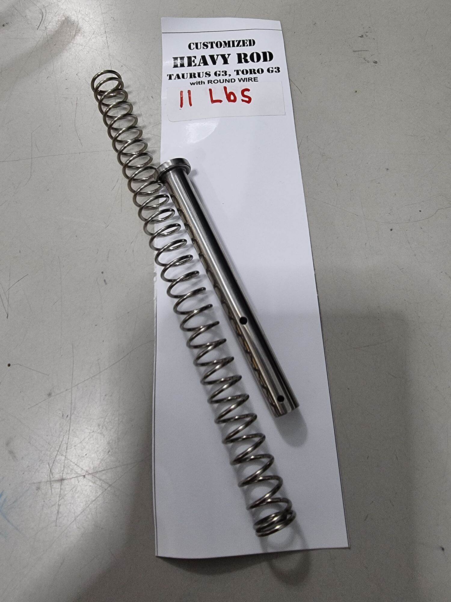 taurus g3, taurus toro heavy duty rod 11 lbs stainless round spring ...