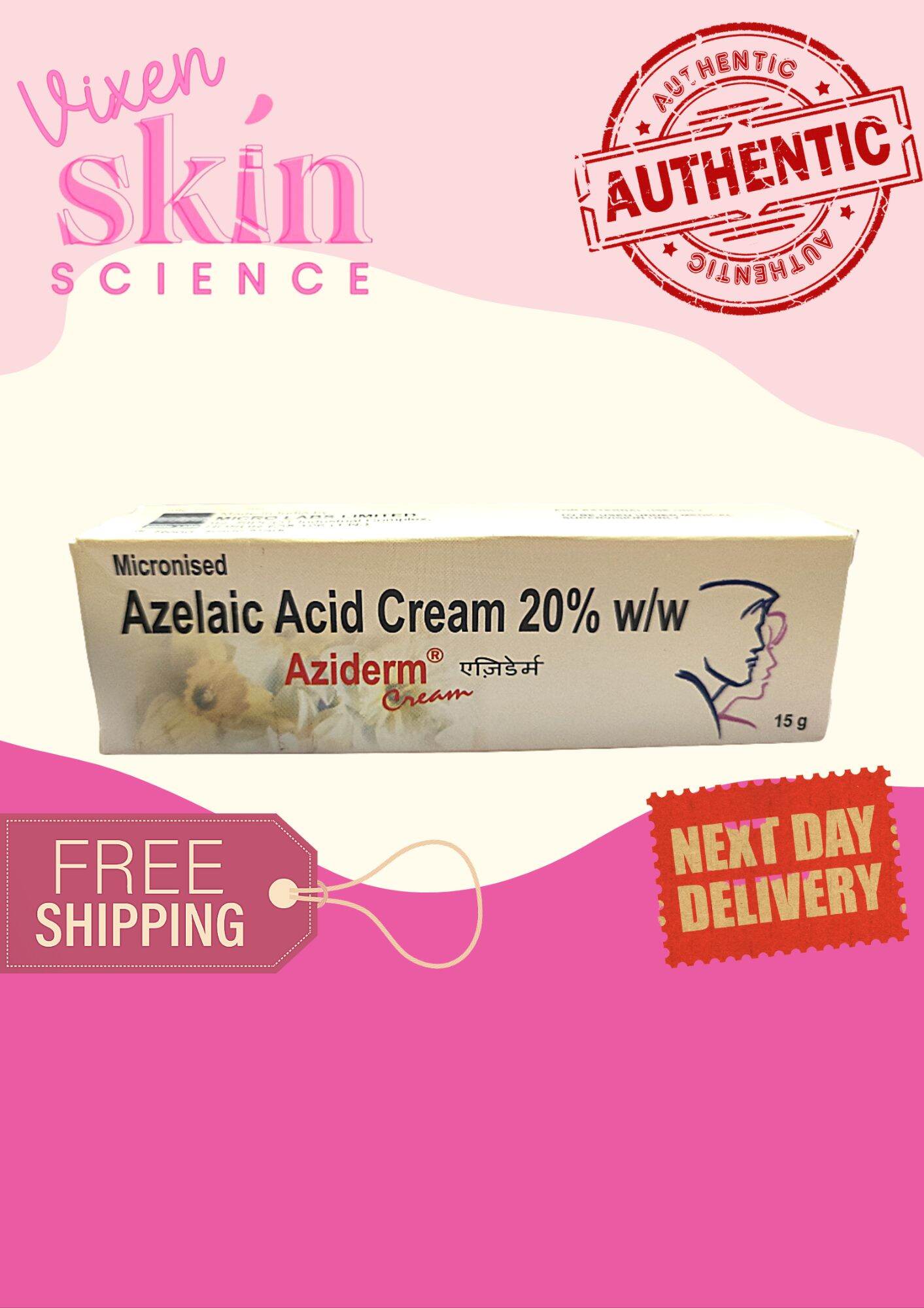 Azelaic Acid Cream Aziderm | Lazada PH