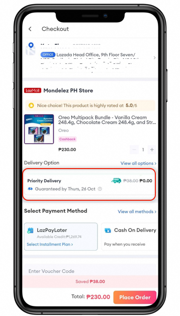 What is the LazMall Guaranteed Delivery Date? | Lazada