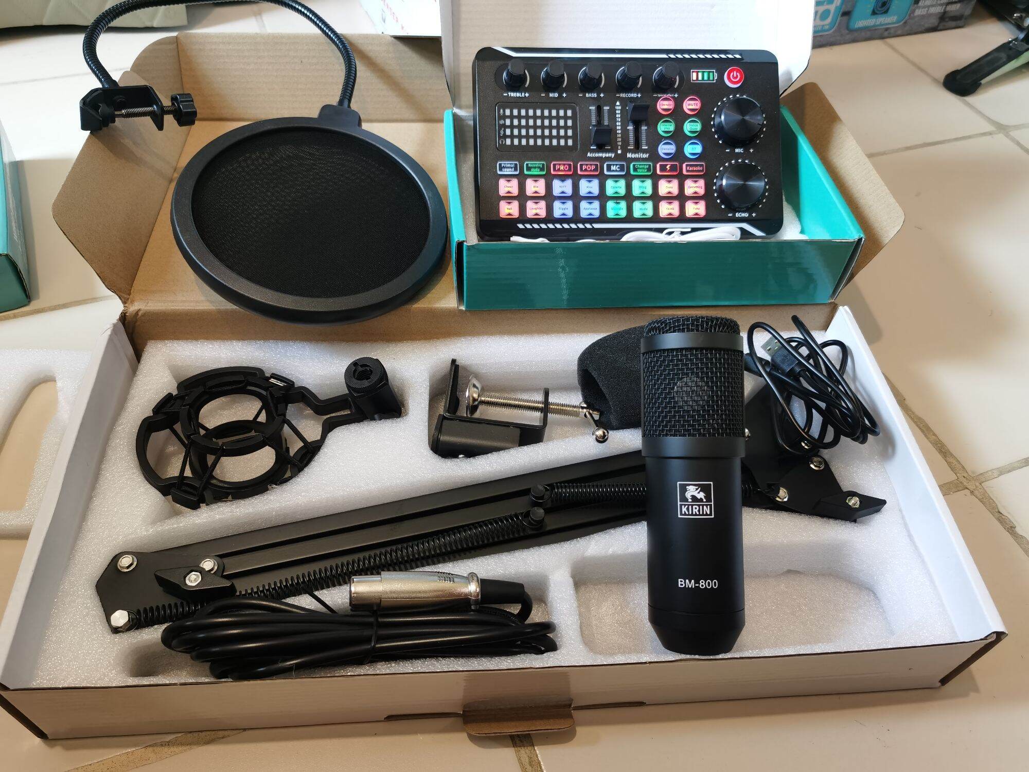 Mikyop music Original Kirin Studio Condenser Microphone With f998 ...