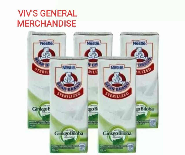 Bear Brand Sterilized Gingko Biloba ( 200ml x 5 ) | Lazada PH