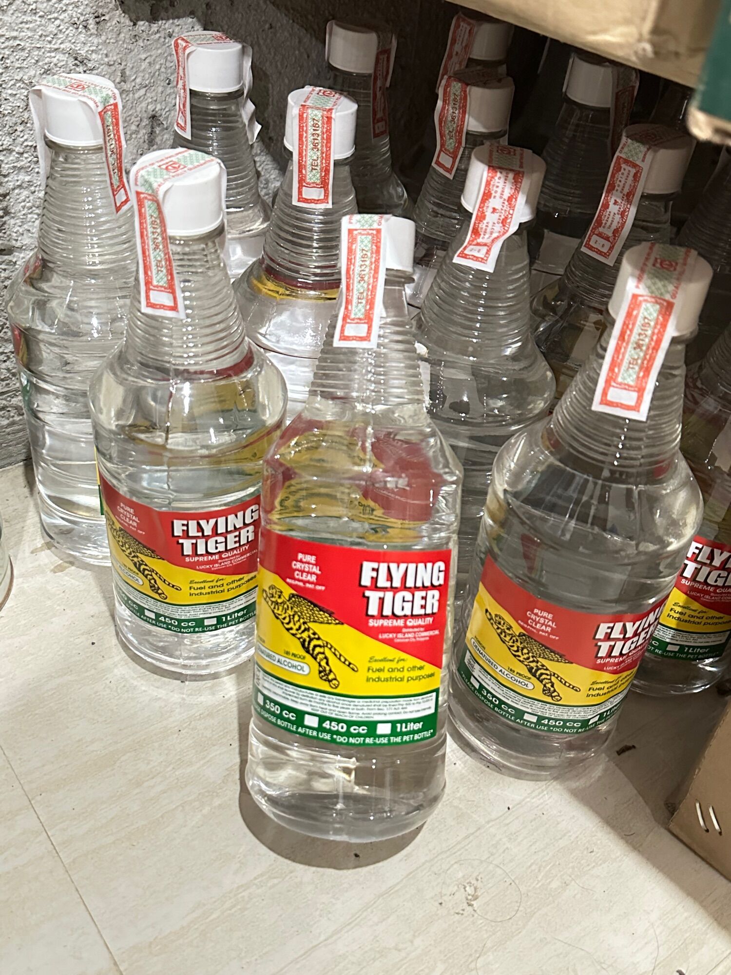 1 LITER flying tiger denatured alcohol | Lazada PH