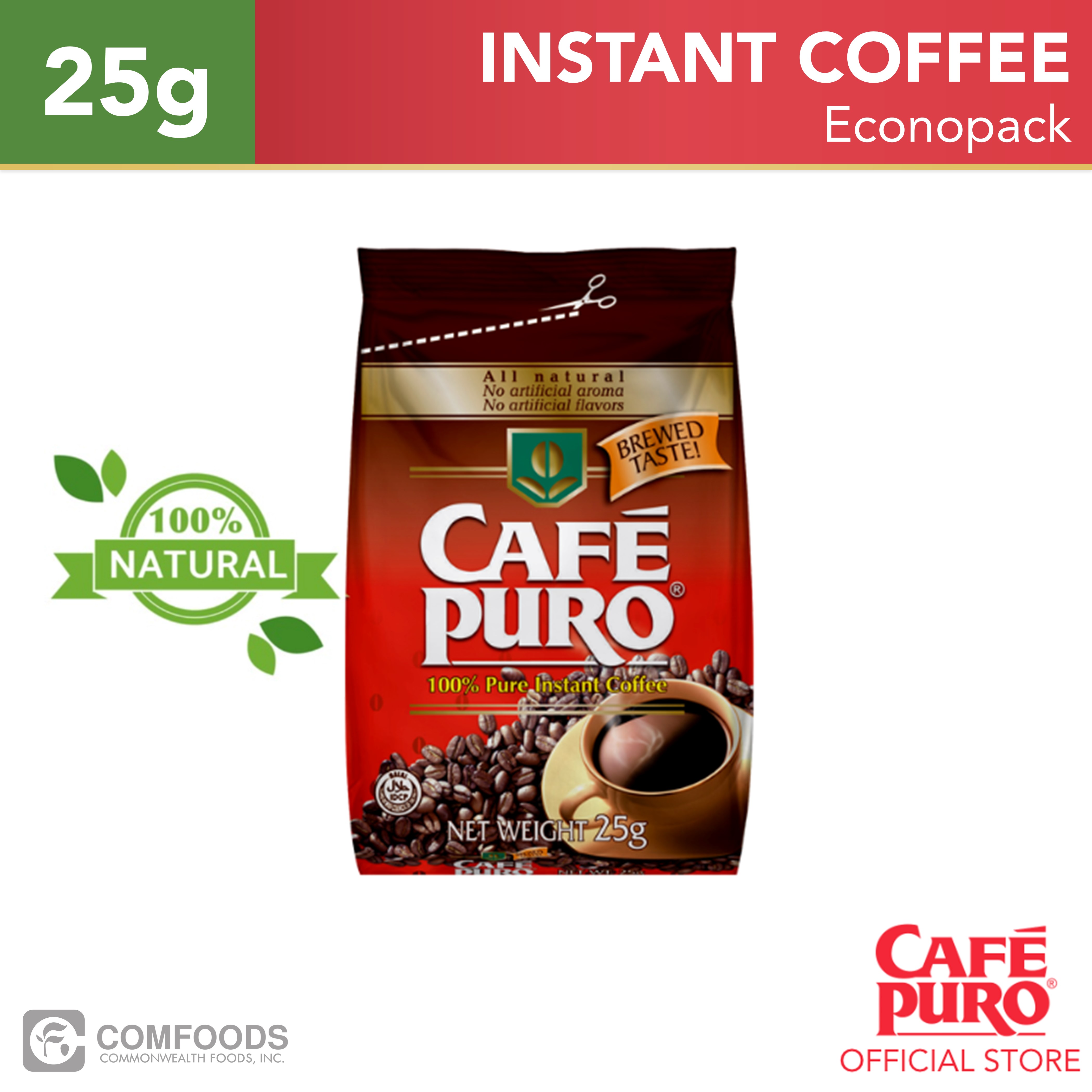 CAFE PURO Instant Coffee 25g Econopack | Lazada PH