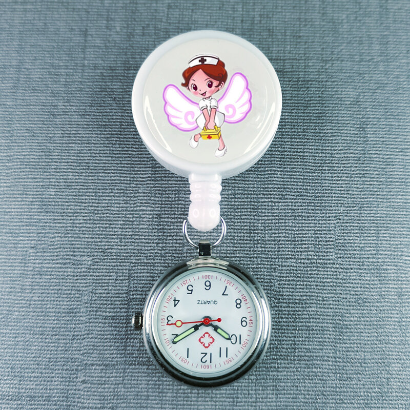 Stretchable Hospital Nurse Telescopic Table Pocket Chest Watch Nurse's ...