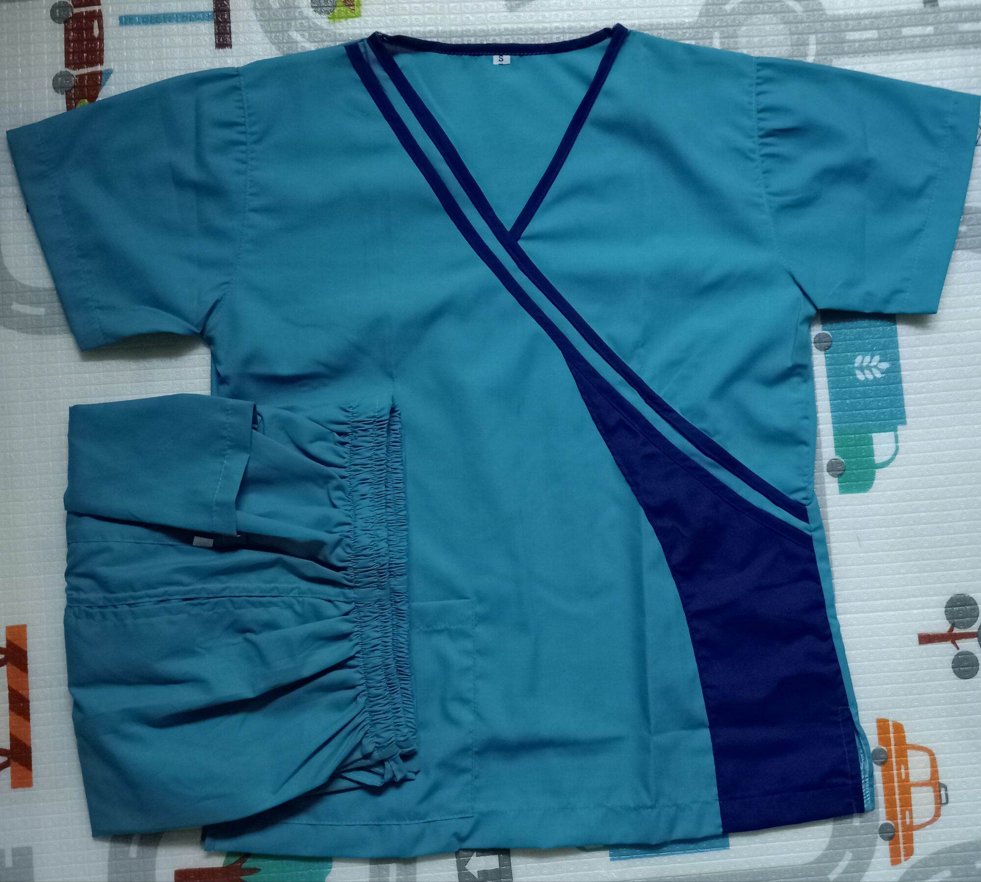 Scrub Suit Set | Pair | Tetoron Fabric | SMALL | Lazada PH
