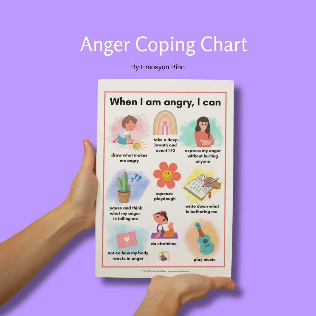 Angry Emotion Coping Chart by Emosyon Bibo - Kids Educational Feelings ...