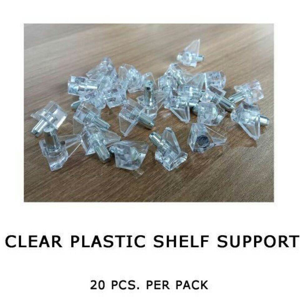 20PCS SHELF SUPPORT CLEAR / PLASTIC SHELF SUPPORT | Lazada PH