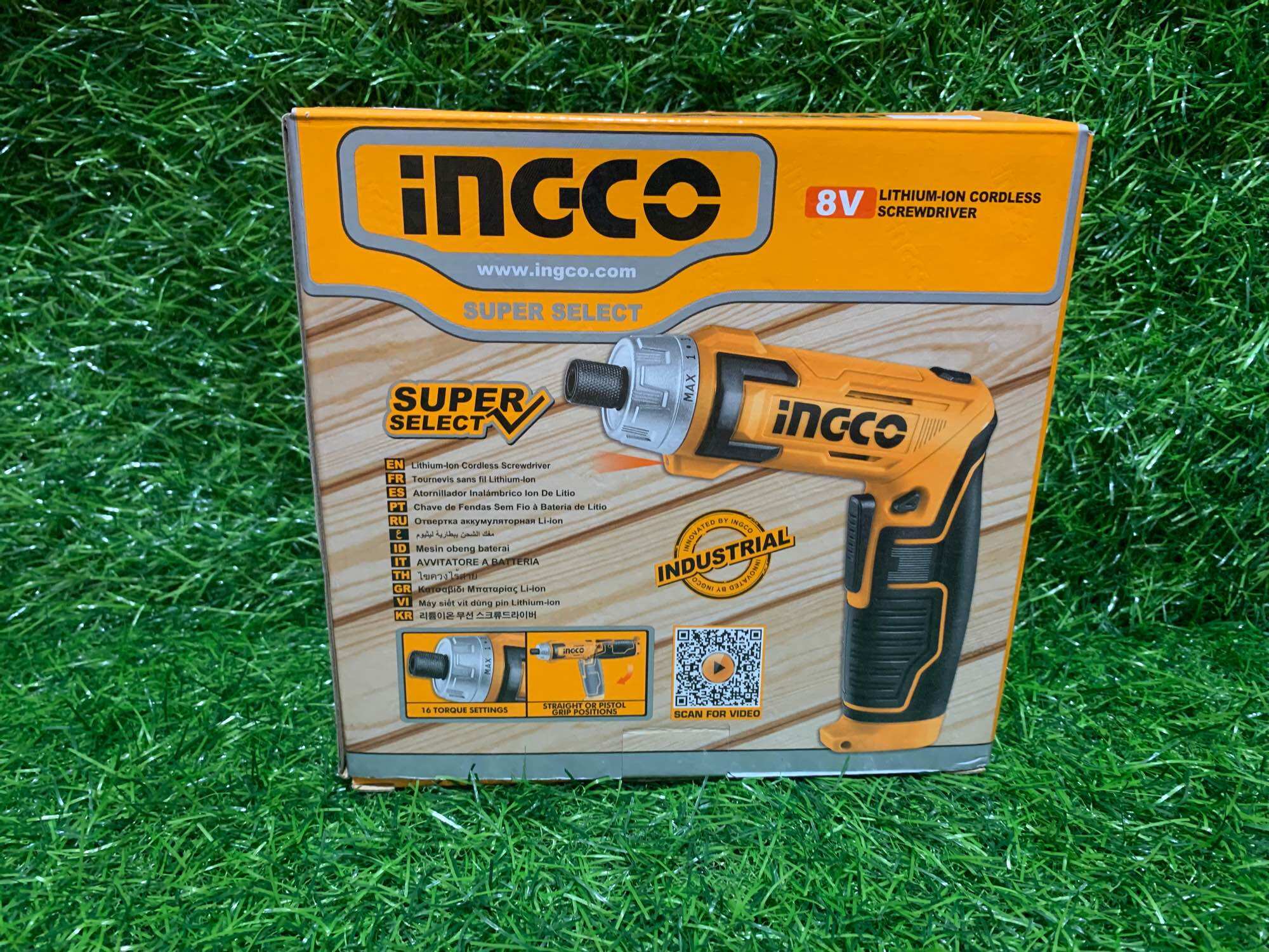 Ingco Lithium -ion cordless screwdriver 8v- CSDLI0802 | Lazada PH