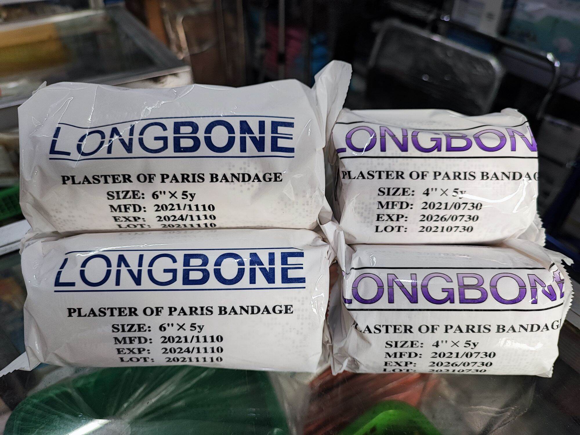 Plaster of Paris 4" x 5y & 6" x 5y Size - LONGBONE | Lazada PH