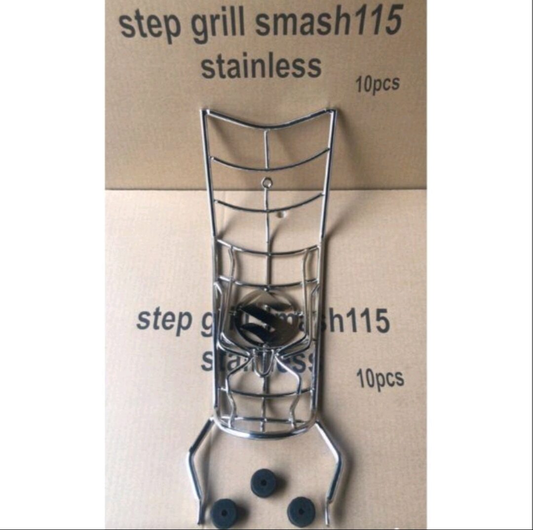 Step Grill (Carrier) Stainless Smash 115 Heavy Duty (Stepgrill) | Lazada PH