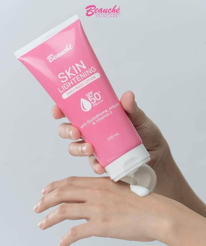 Beauche Skin Lightening Lotion 200 mL with Glutathione SPF 50 Improved ...