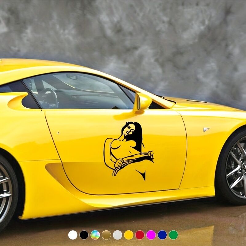 Lady Devil Angel Girl Funny Car Stickers Car Body Window Bumper ...