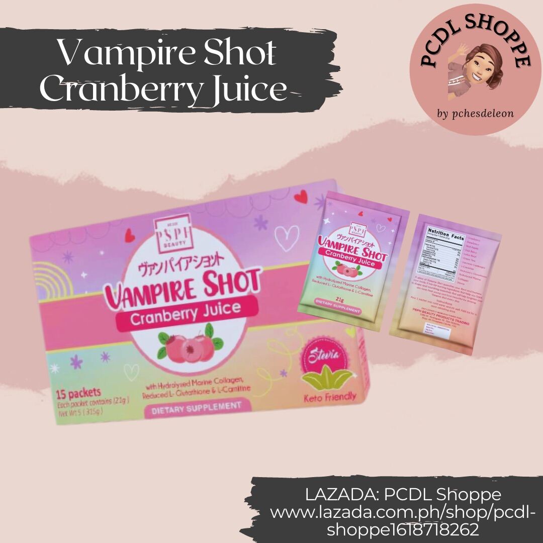 Vampire Shot Cranberry Juice by PSPH Beauty