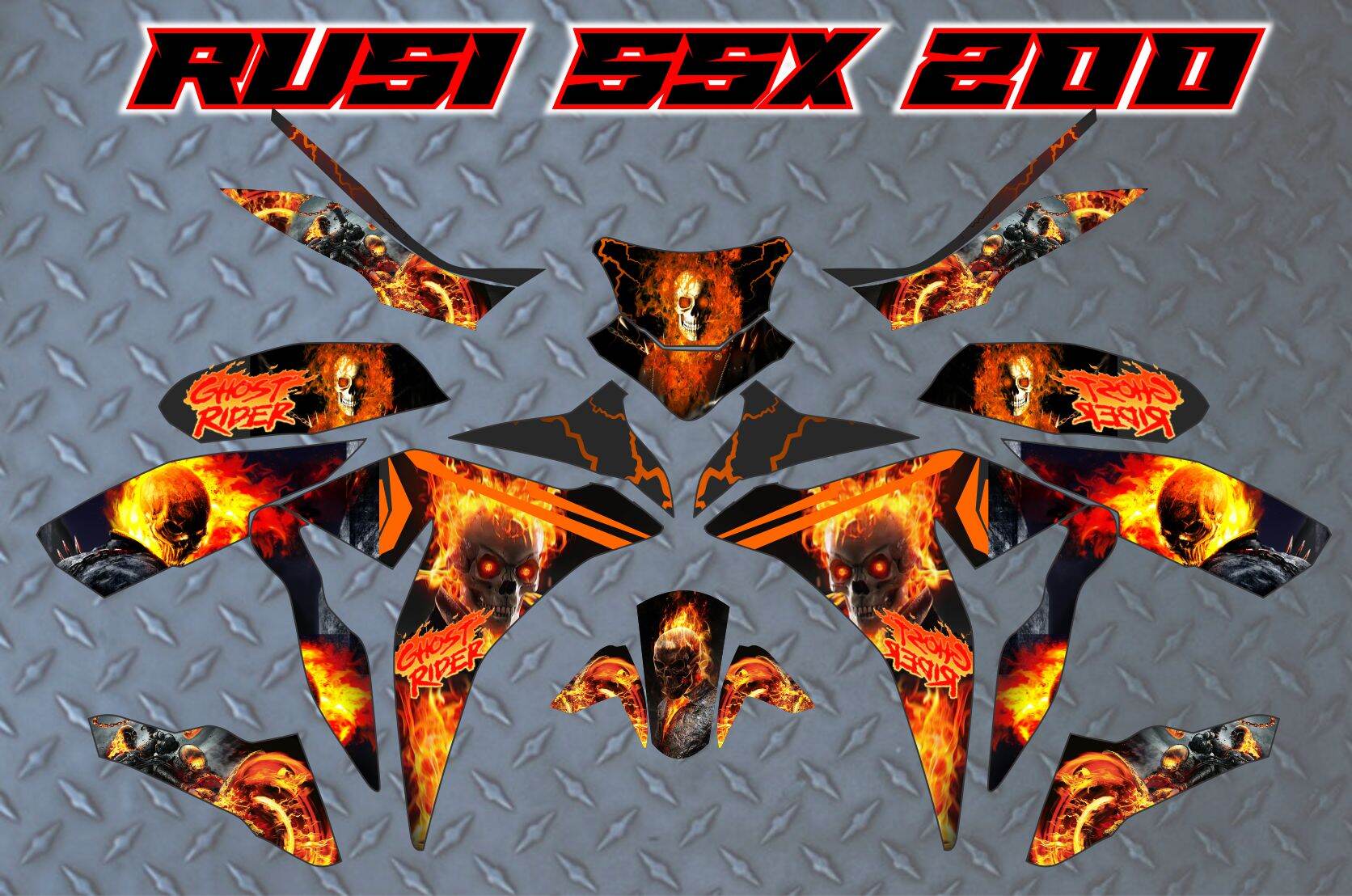 Rusi Ssx200 full body decals | Lazada PH