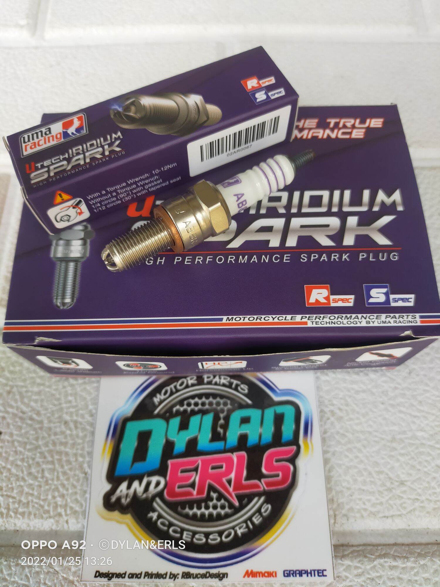 UMA IRIDIUM SPARK PLUG FOR SNIPER 150 | Lazada PH