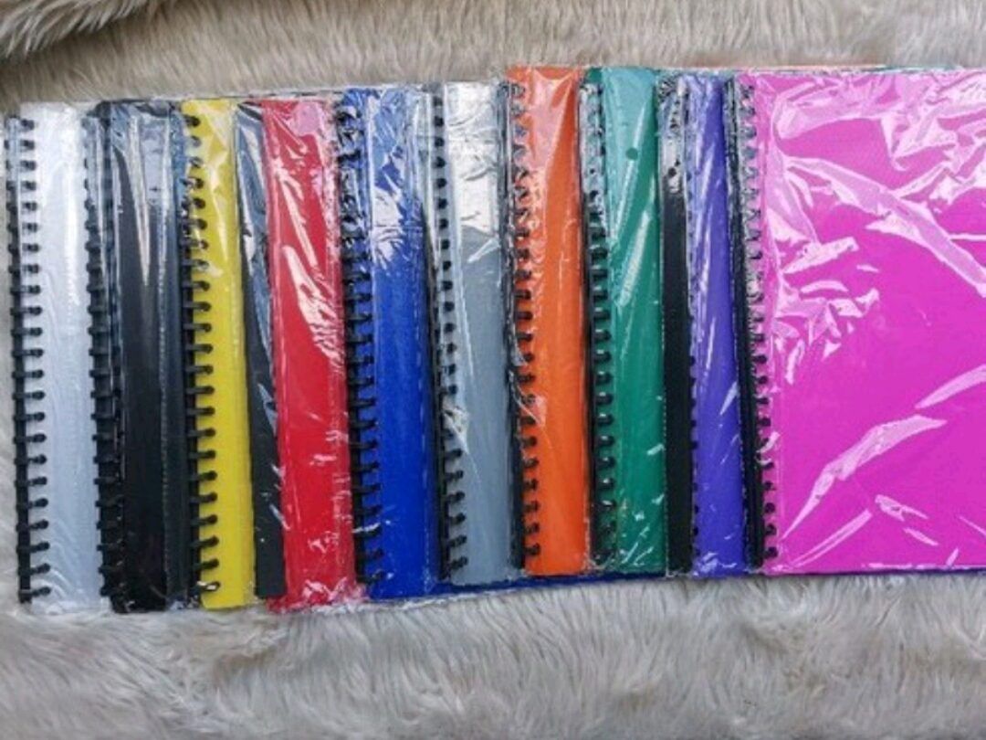 Clearbook Long or Short 20 pages clear sheets School and office filing ...