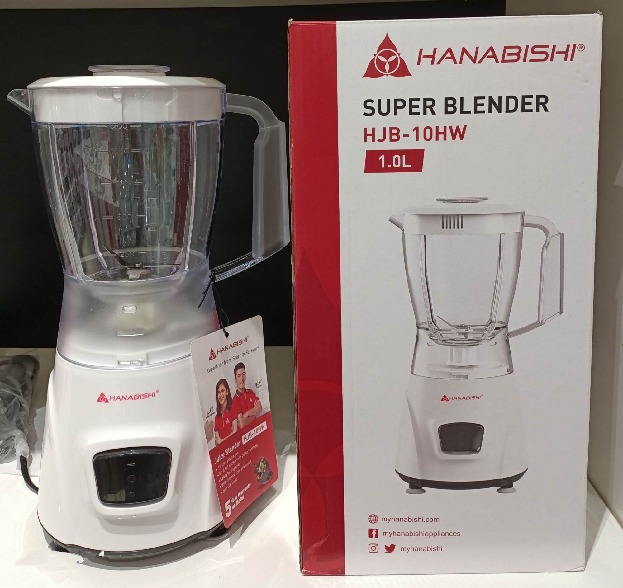 Hanabishi Super Blender 1.0L | Lazada PH