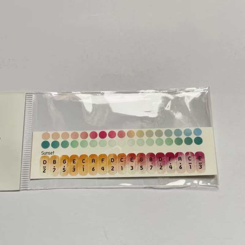 Cute Kalimba Note Sticker for 17 keys Kalimba