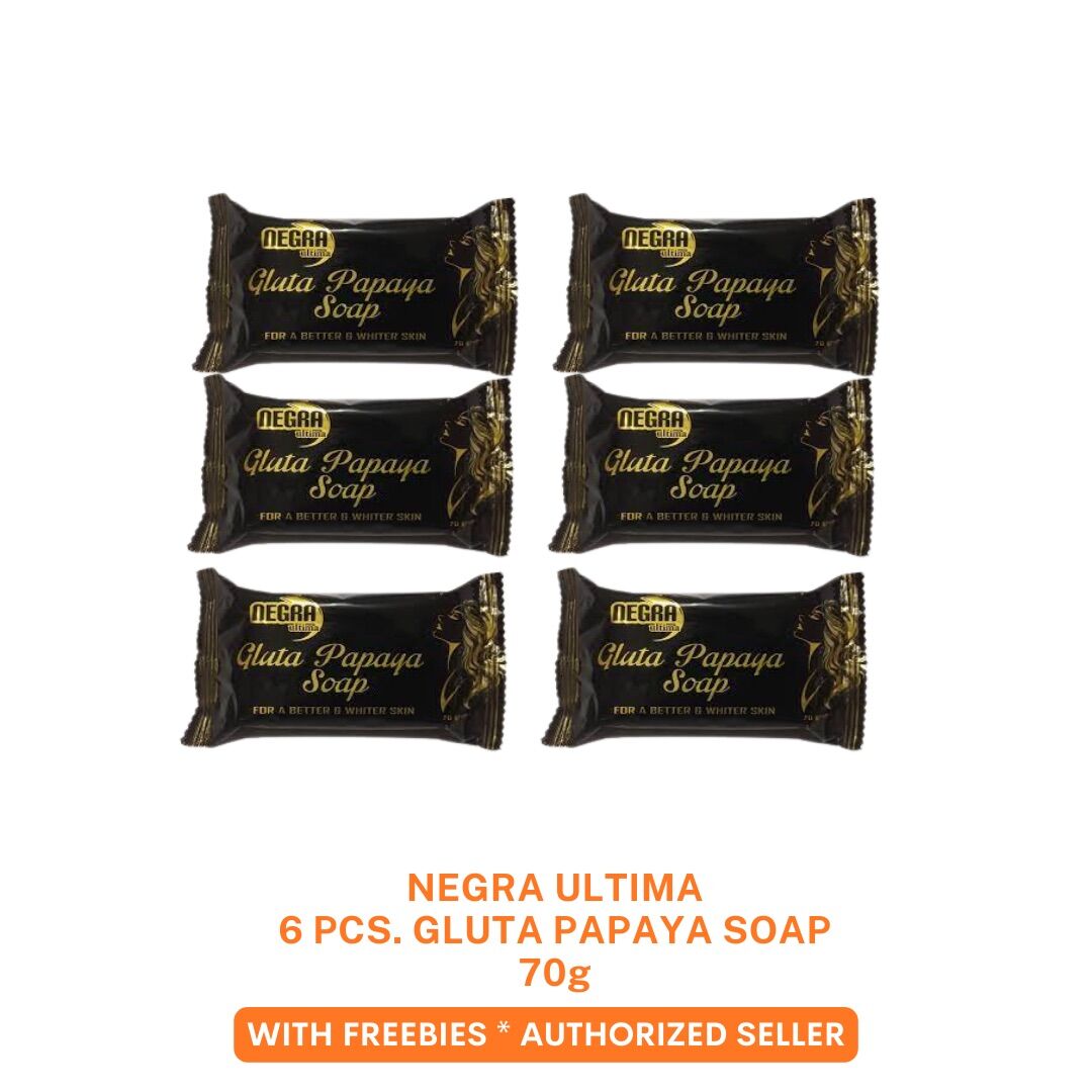Negra Ultima Gluta Papaya Soap 6 Pcs. Authentic | Lazada PH