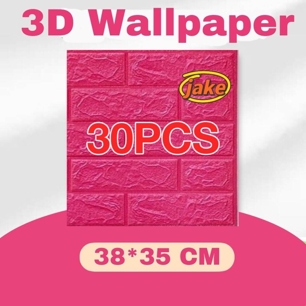 30pcs Bundle 3D Wallpaper size 35×38cm Waterproof Adhesive PVC Foam ...