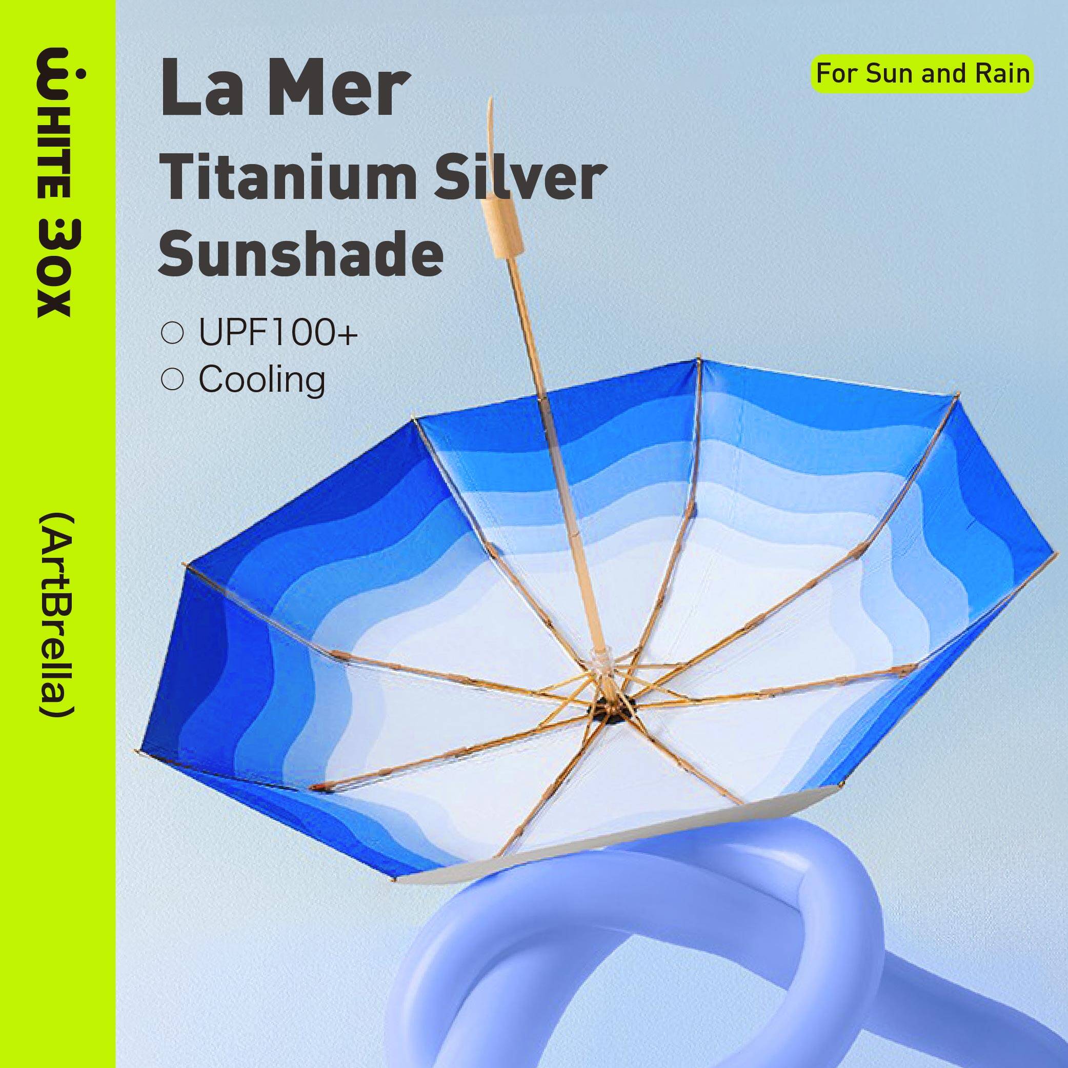 WHITEBOX Professional UV protection Umbrella tri-fold Ultra-light ...