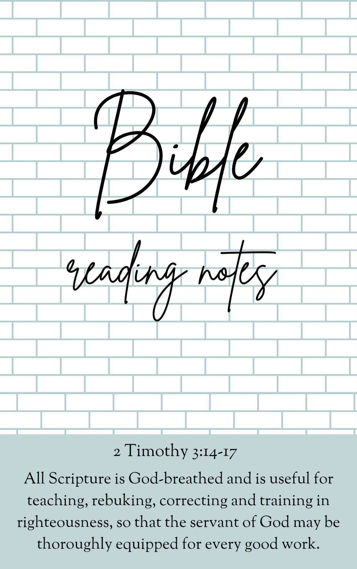 Bible reading Notes with checklist affordable | Lazada PH