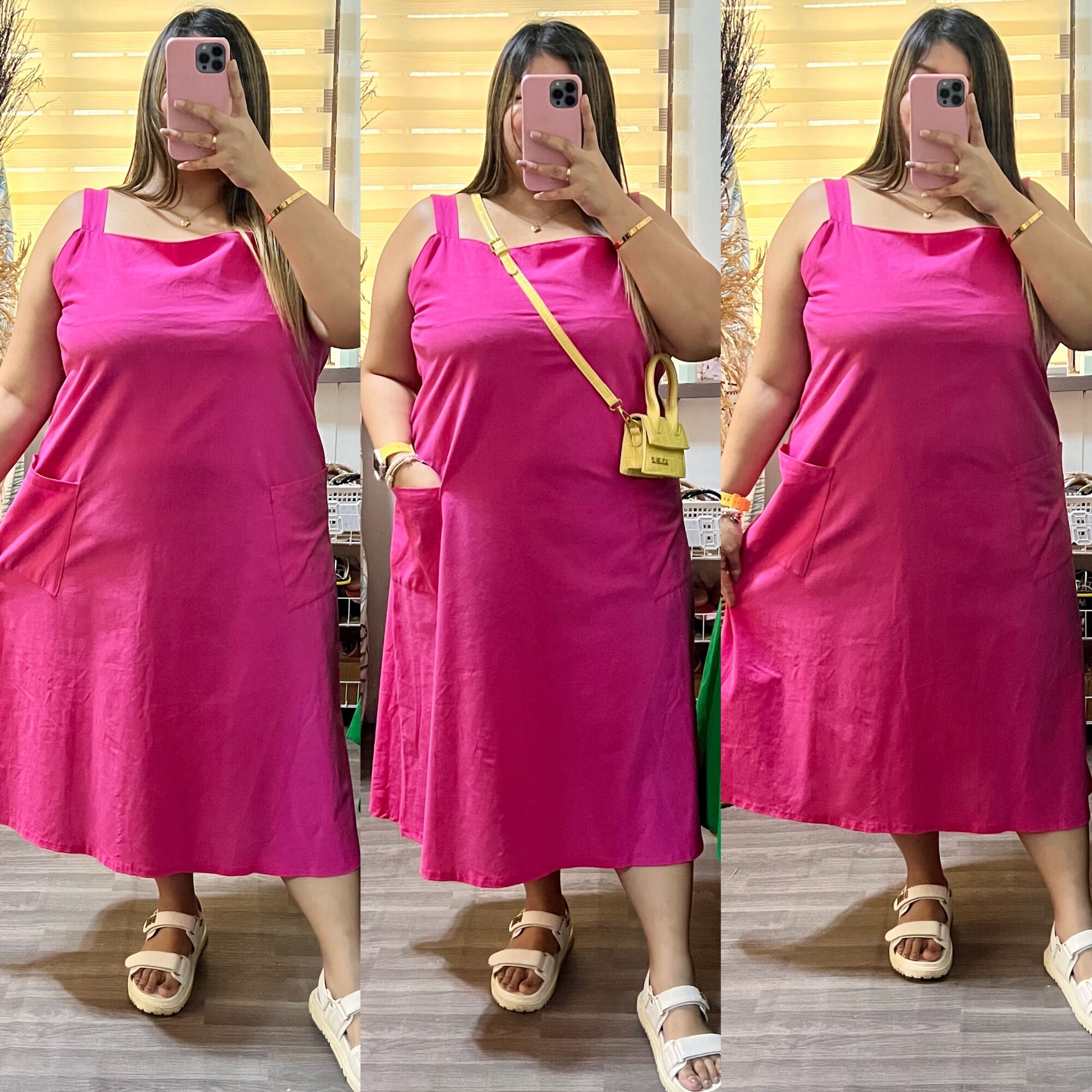 MAXINE PLUS SIZE LINEN MAXI DRESS | Lazada PH