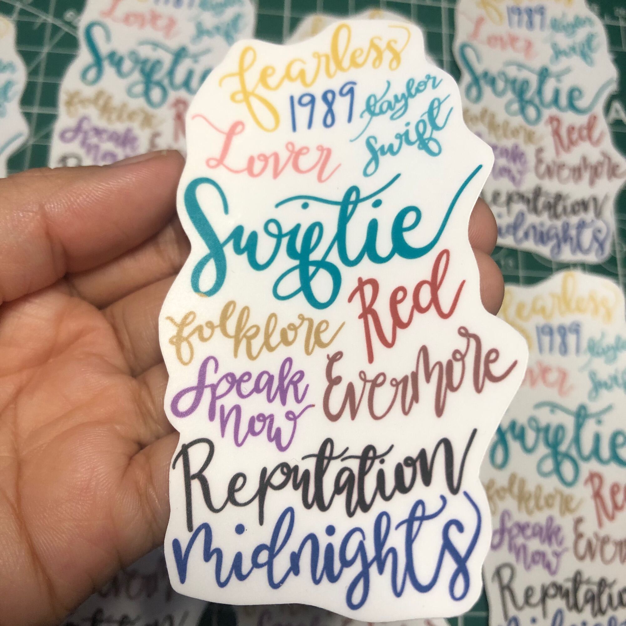 Taylor Swift The Eras Solo Sticker, Swiftie stickers, Taylor Swift ...