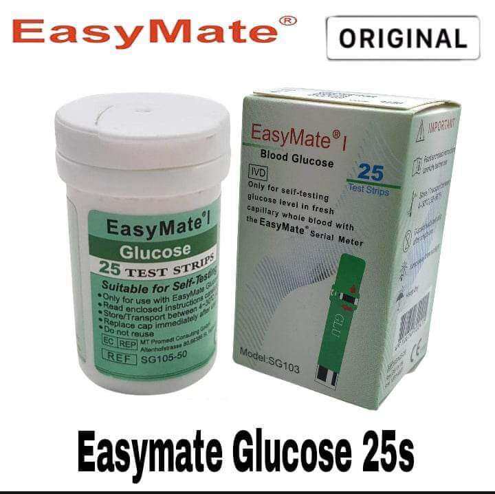 Easymate Glucose 25s/50s TEST STRIPS | Lazada PH