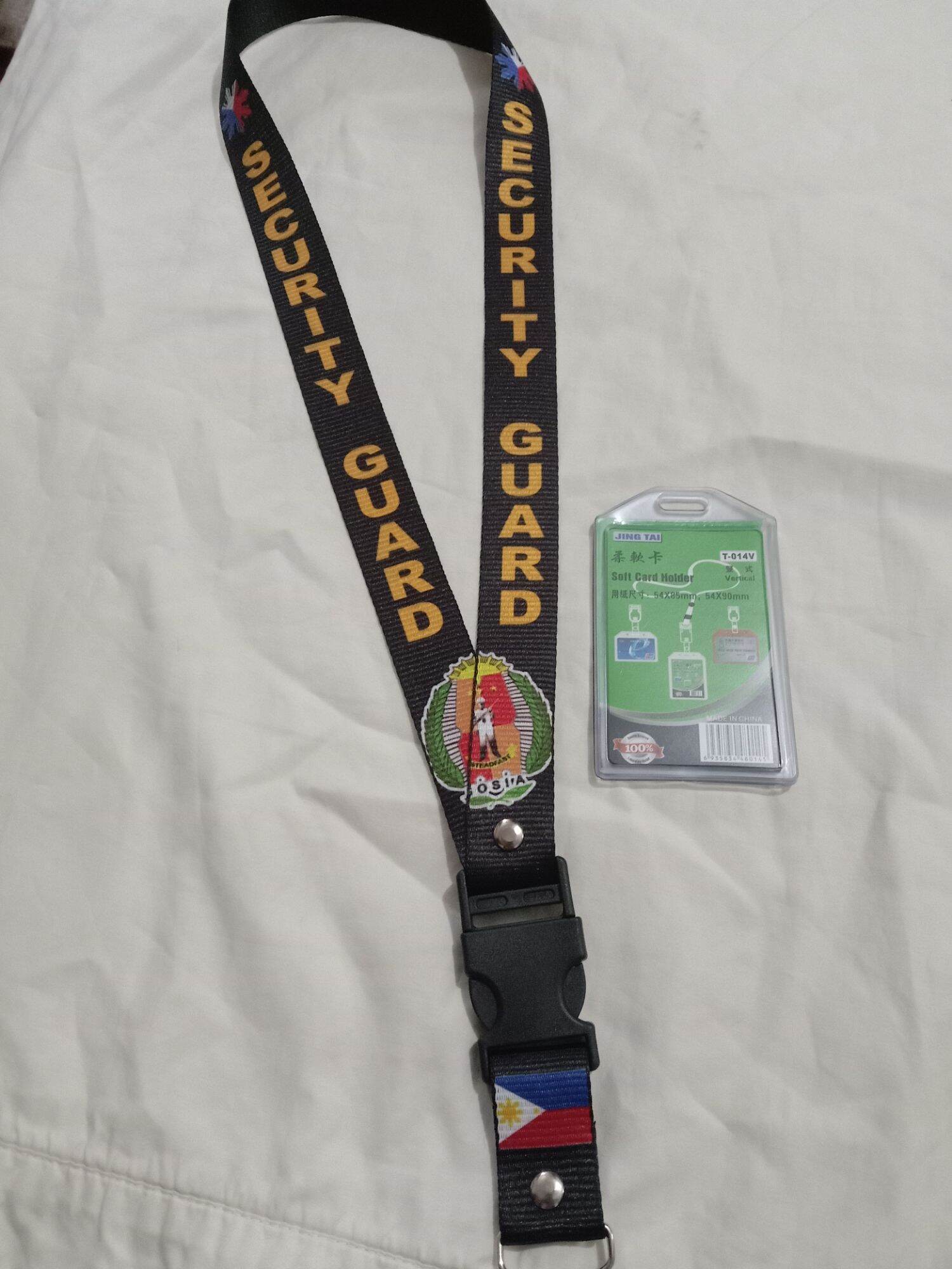 (SECURITY GUARD) ID LACE WITH HOLDER | Lazada PH