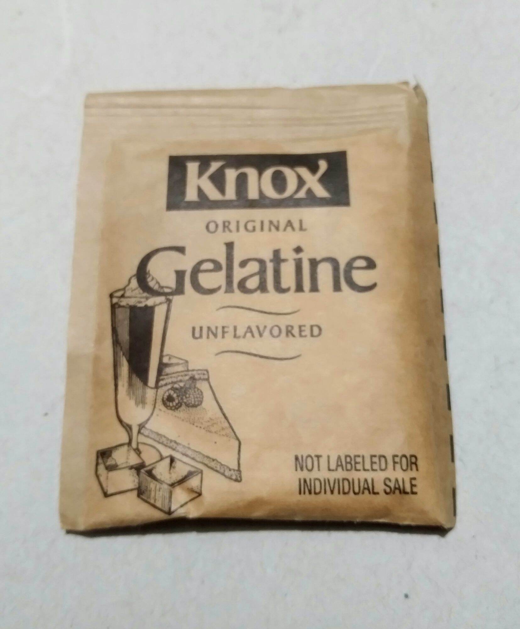 Knox Gelatin Sachet Grams at Celeste Fillmore blog