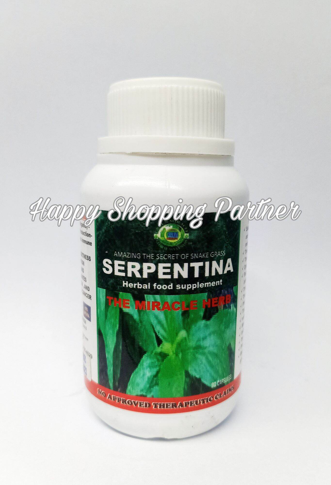 Serpentina The Miracle Herb Capsules 100 Capsules | Lazada PH