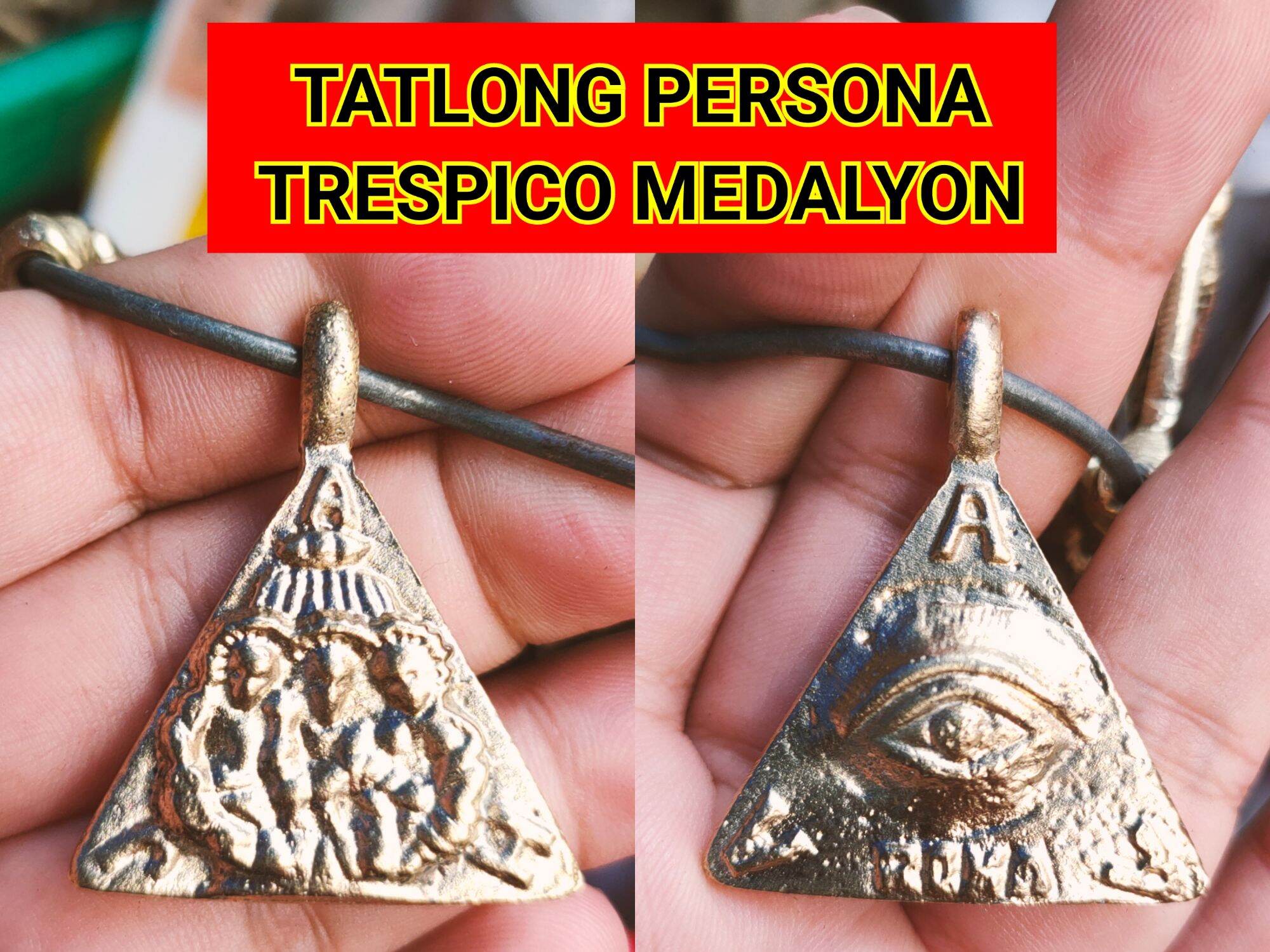 Tatlong Persona Trespico Medalyon with Orasyon | Lazada PH