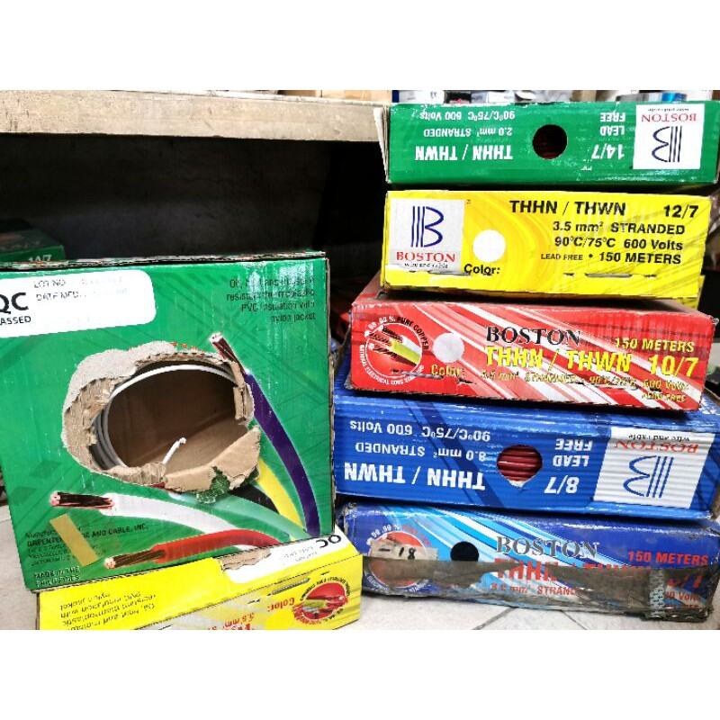 (5 meters) Boston THHN THWN Stranded Wire 14/7 12/7 10/7 8/7 2.0mm 3 ...